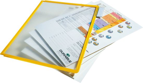 Durable - Sherpa Zichtmap - DIN A4 - Geel | bol