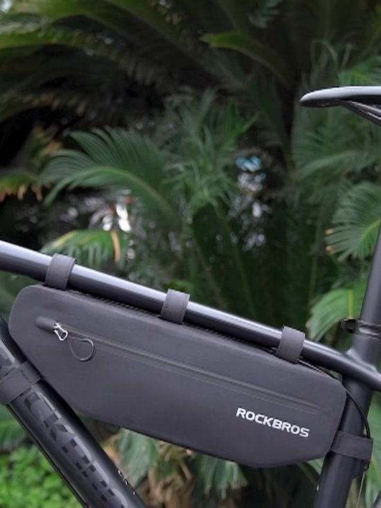 Rockbros® Fietstas Frametas Waterdicht 4 liter inhoud Zwart | bol