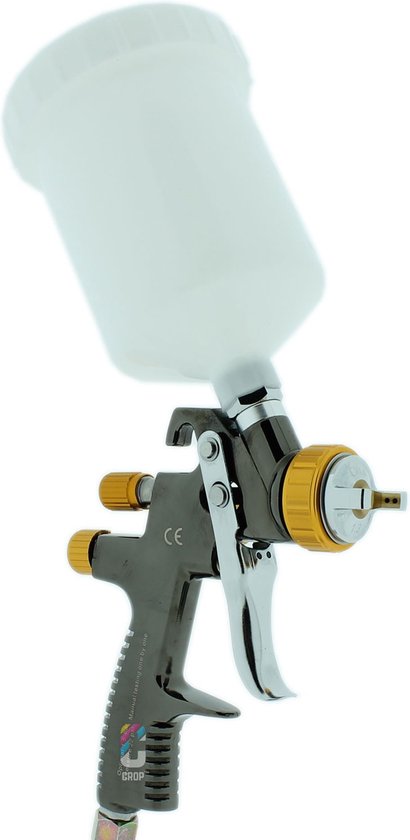 CROP LVLP Verfspuit - 1.3mm - Gold - Professionele Verfspuit met ...