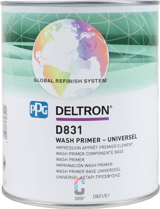 PPG D831/E1 2K Wash Primer - 1L - Universeel - Roestwerend | bol