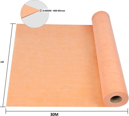 Erfu Cardimat 30M² Waterdicht membraan voor badkamer Premium kwaliteit ...