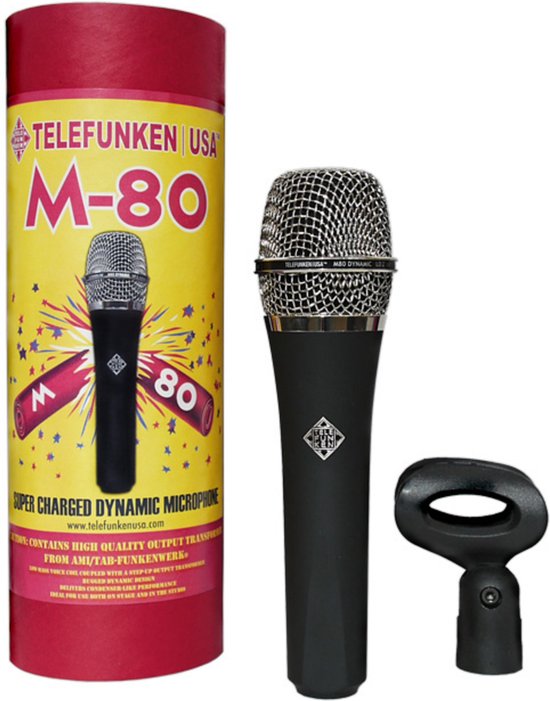 Telefunken M80 standaard dyn. microfoon - Dynamische microfoons | bol