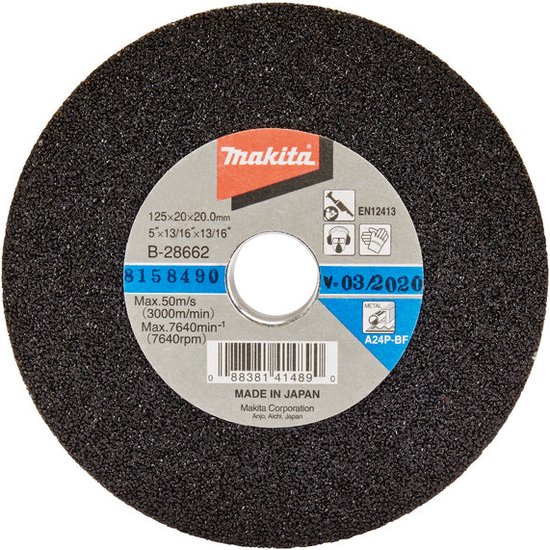 Slijpsteen Dikte 20mm Diameter 125mm Opname 20 | bol.com