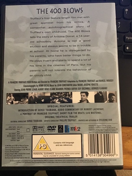 400 Blows (Les 400 Coups) [1959] [DVD], Good (Dvd), Claire Maurier ...