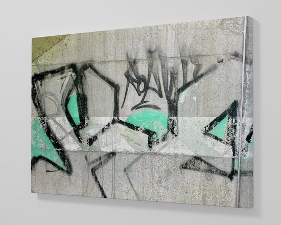 WALL ART - SCHILDERIJ GRAFFITI - MODERN DESIGN - JAMES BRANDO | bol