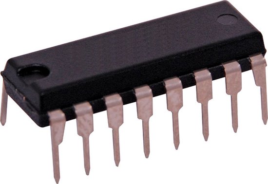 CMOS IC HEF 4508 - Dual 4-Bit Latch - HEF4508 - Per 1 stuks | bol.com