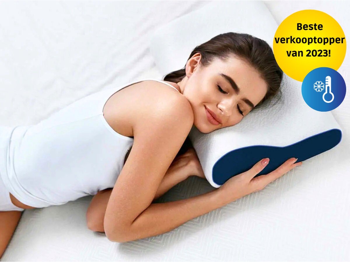 Hoofdkussen voor Volwassenen met Nekklachten - Ergonomisch Traagschuim Kussen -... | bol.com