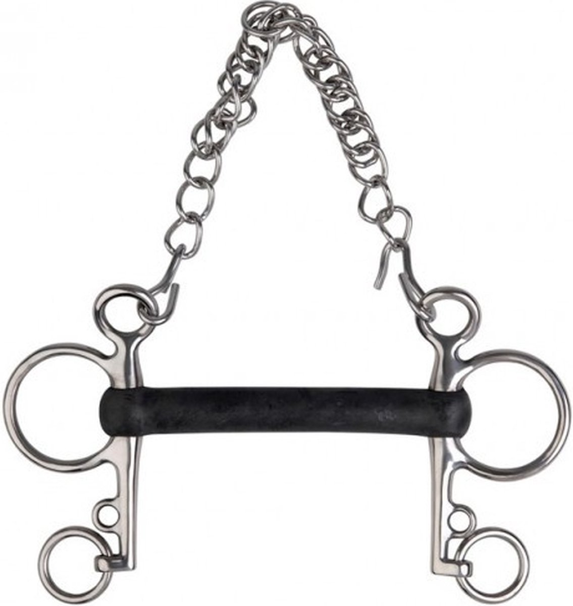 Metalab Pelham rubber , ongebroken 13.5 | Pelhams bit paard | bol