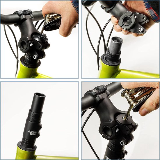 Frontadapter voor 1 1/8 (28,6 mm)-voor e - bikes en fietsen tot 140 ...