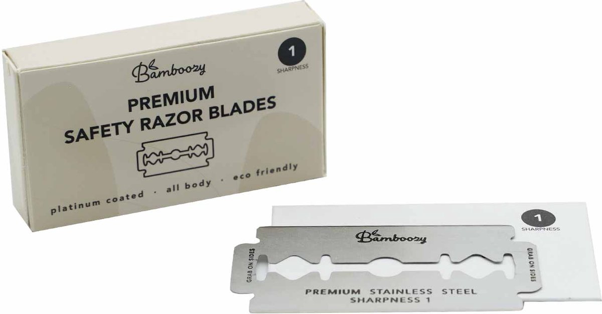 Bamboozy Safety Razor Blades Unisex 50 Stuks - Safety Razor ...