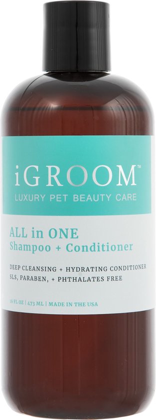 iGroom - All In One - Honden Shampoo - 473 ml - Hondenshampoo - Honden ...
