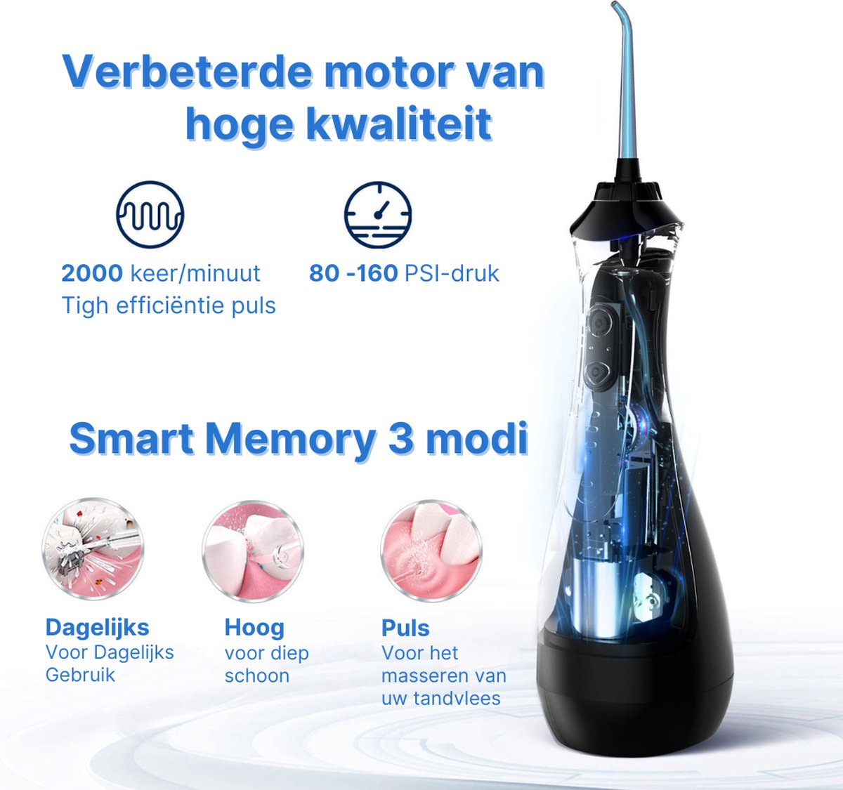 Waterpik - Monddouche 4 In 1 - Waterflosser Met 4 Standen - 100% ...