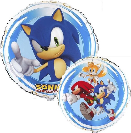 Sonic the Hedgehog - Folie ballon - Helium ballon - 45Cm - Leeg. | bol