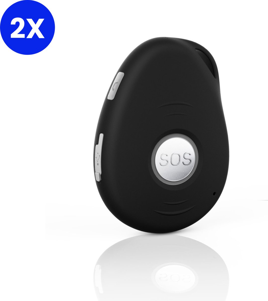 EVO 7S - SOS Noodknop - Alarmknop voor Personen - GPS Tracker Senioren ...