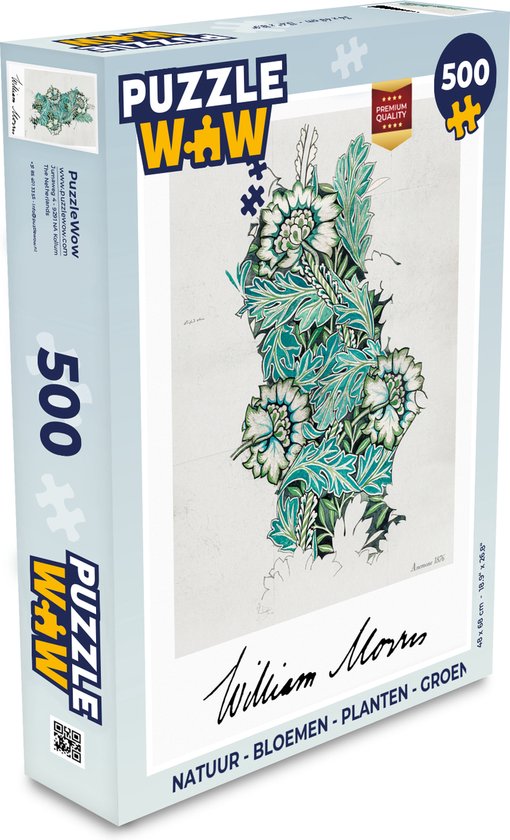 Puzzel Bloemen - Planten - Groen- Kunst - Legpuzzel - Puzzel 500 ...