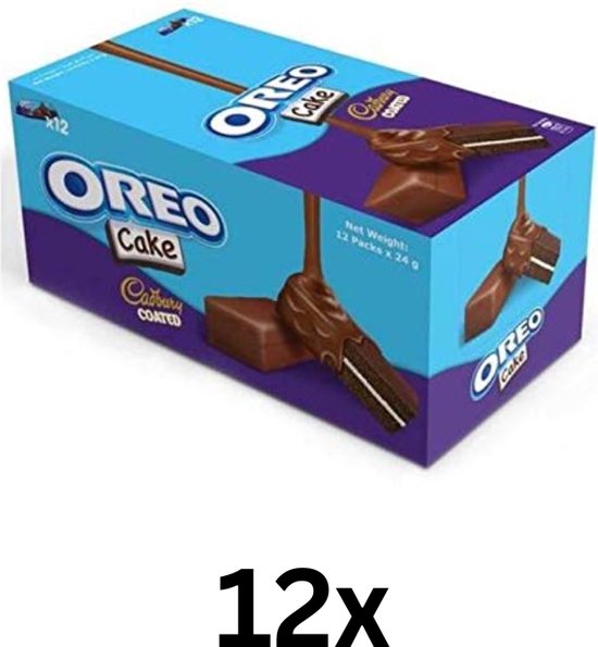Cadbury Oreo - Sponge Cake - 12pk - 12x 288gr | bol