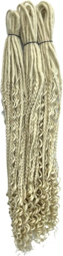 Dreadlocks DE Boho box 613 blonde 10 stuks - Gehaakte dreadlocks ...
