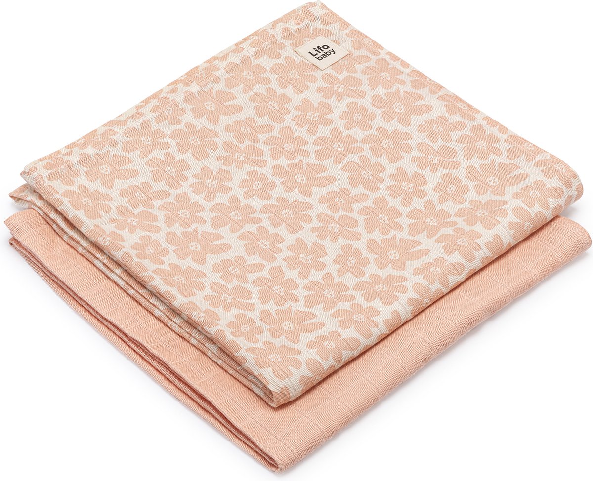 Lifa baby Hydrofiel Luier L Bloom Bliss 2 Stuks | bol.com