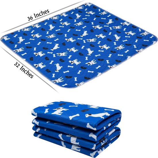 Hondenonderleggers voor incontinentie, herbruikbaar, 90 cm x 80 cm ...