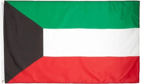 VlagDirect - Koeweitse vlag - Koeweit vlag - 90 x 150 cm. | bol.com