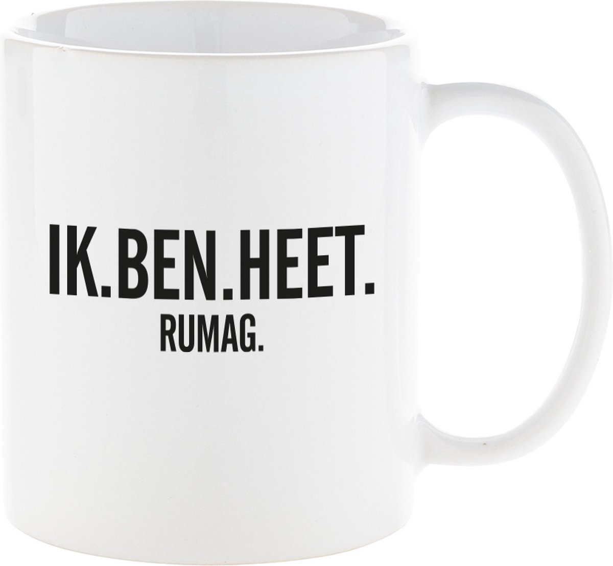 RUMAG Mok - Ik ben heet - Mok met grappige leuke tekst | bol.com