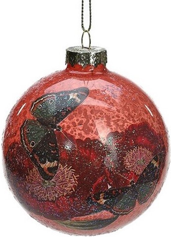 HomeBound by KY | Glazen bal bloemen | kerstbal | bol