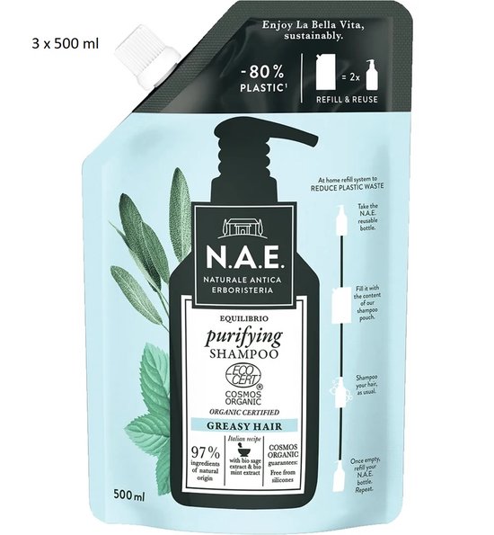 N.A.E. Purifying Shampoo - Shampoo - Haarverzorging | bol