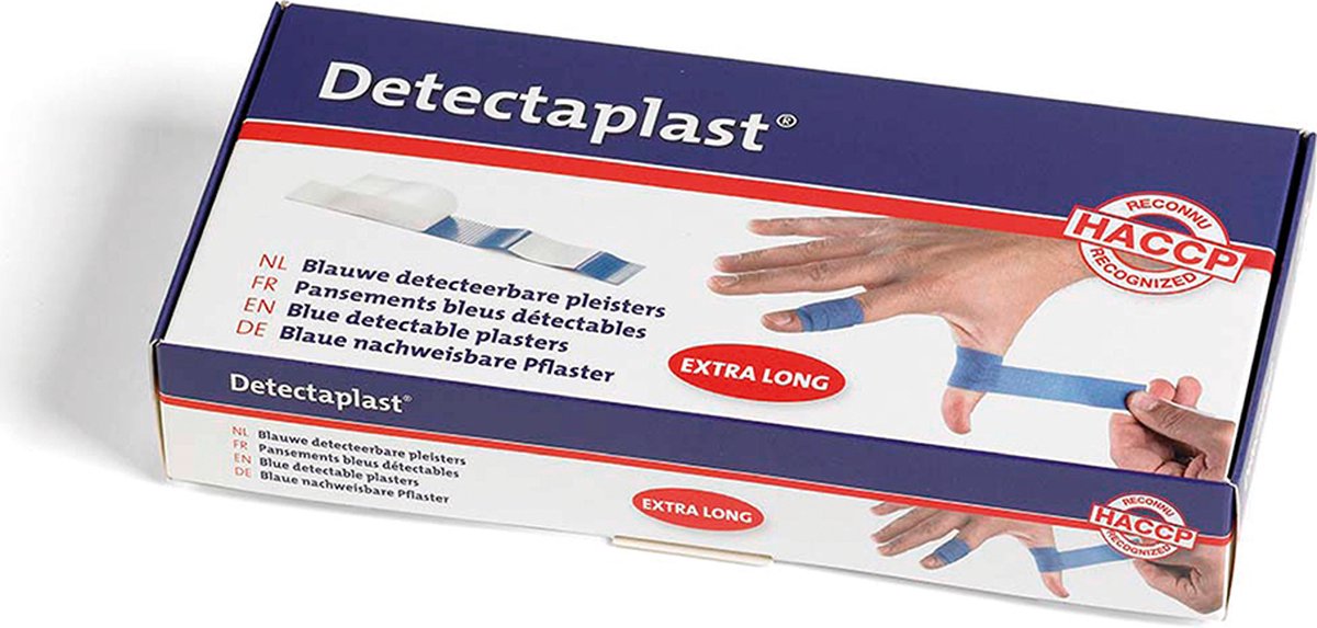Detectaplast blauwe pleisters Universal, metaaldetecteerbare ...