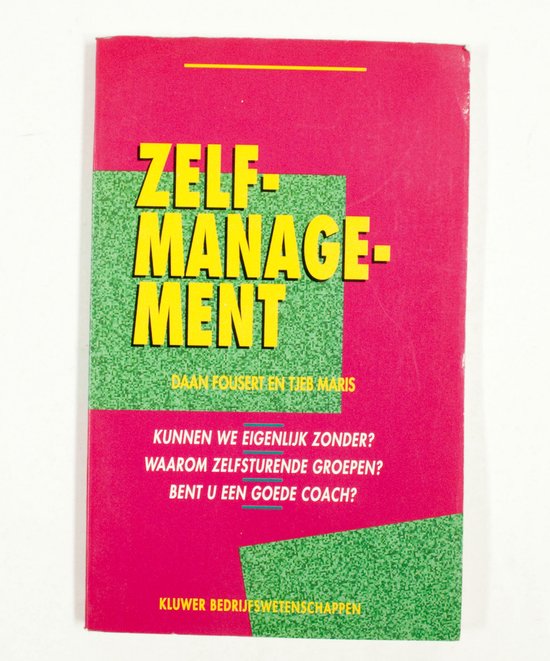 Zelfmanagement | 9789026718465 | Daan Fousert | Boeken | bol