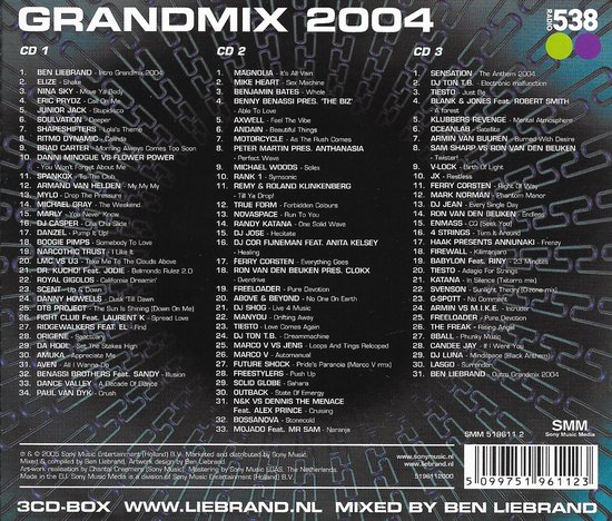 Grandmix 2004, Ben Liebrand | Muziek | bol