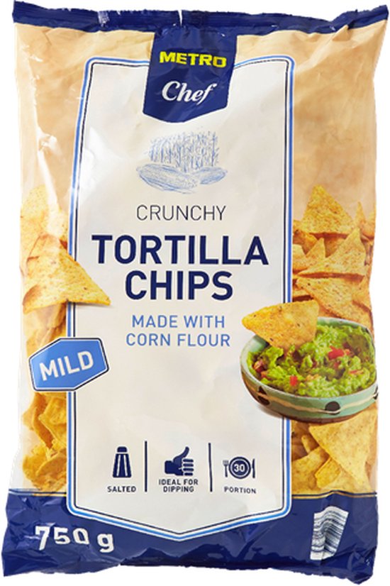METRO Chef Tortilla chips mild 10 x 750 gram | bol