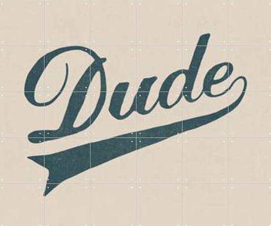 IXXI Dude - Wanddecoratie - Abstract - 120 x 100 cm | bol