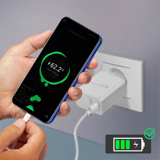 Geschikt voor Honor 20 en Huawei Nova 5T oplaadpad USB type C connector ...