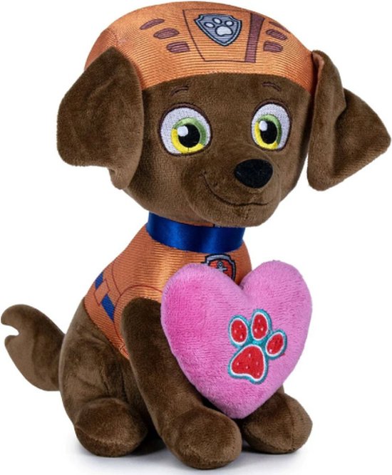 Zuma met Hart Paw Patrol Pluche Knuffel 20 cm [Paw-Patrol Liefde Love ...