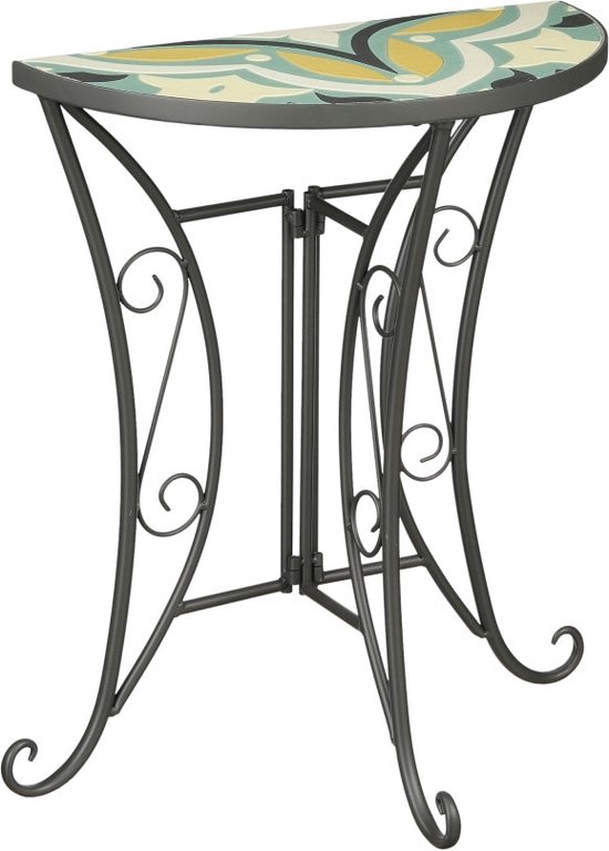 Mica Decorations Tristan Tuin Tafel - 63x32x71 cm - Ijzer - Groen | bol.com