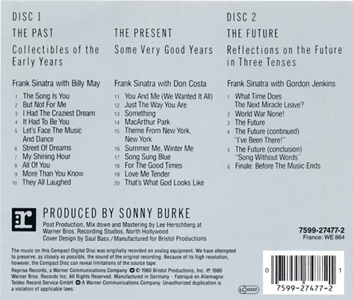 Trilogy: Past, Present & Future, Frank Sinatra | CD (album) | Muziek | bol