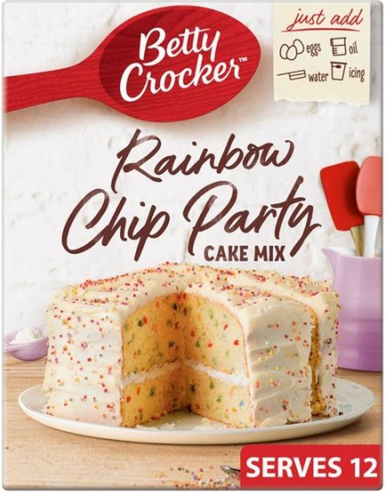 Party Rainbow Chip Cake