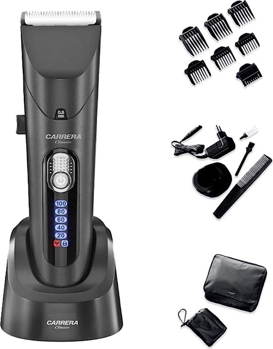 Carrera Tondeuse - Baardtrimmer - Haartrimmer - Draadloos - LED display ...