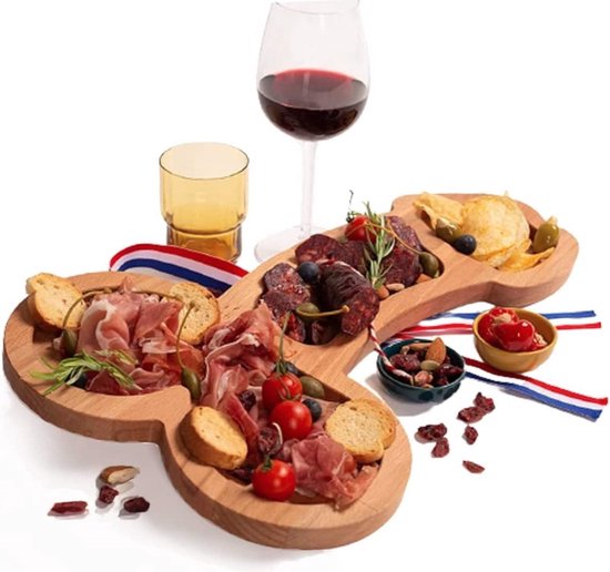 Grote Bamboe Piemel Borrelplank - Piemelplank - Cadeauplank - Kaasplank - Grappige... | bol