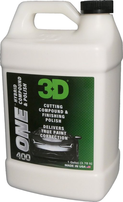 3D - One Hybrid One Step Polish - Gallon | bol
