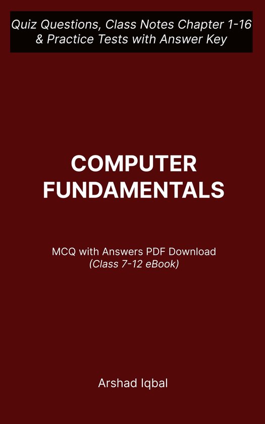 Computer Science Study Guides - Computer Fundamentals MCQ PDF Book Class 7-12 Computer... | bol
