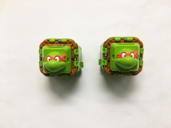 TMNT Battle Cube - Raph VS Krang - Battle Fidget Set | bol