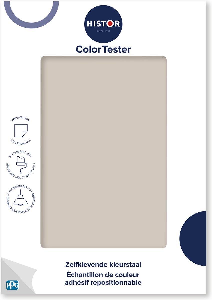 Histor Kleurtester Mat - Dekkend - Makkelijk te Verwijderen - Kleurecht ...
