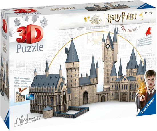 Ravensburger Puzzel Hogwarts compleet - 3D puzzel - 1000 stukjes | bol