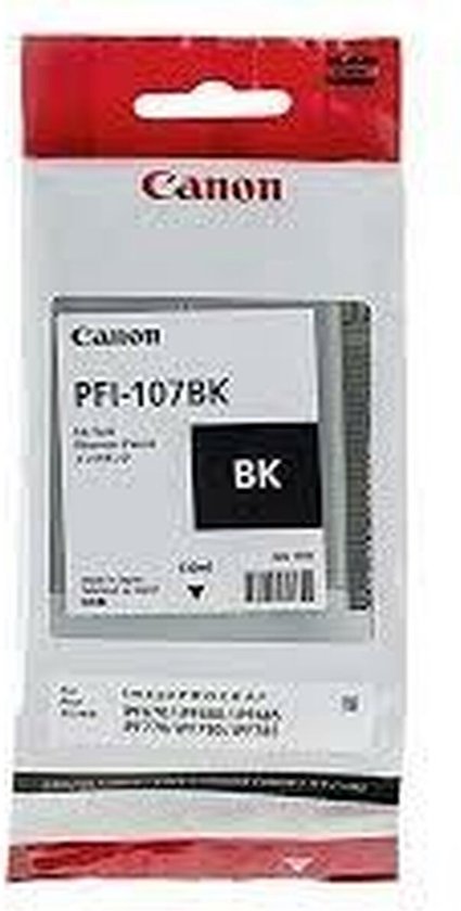 Original Ink Cartridge Canon PFI-107BK Black | bol