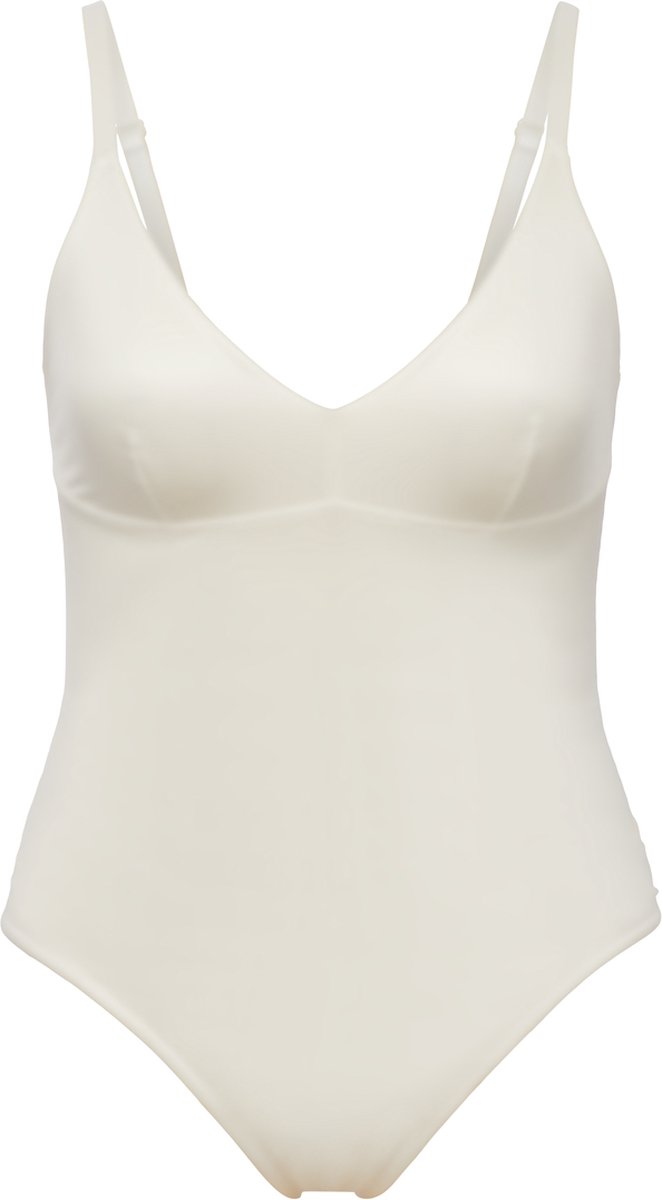 Spanx Shaping Satin - Thong Bodysuit - Maat XL - Kleur Linen | bol