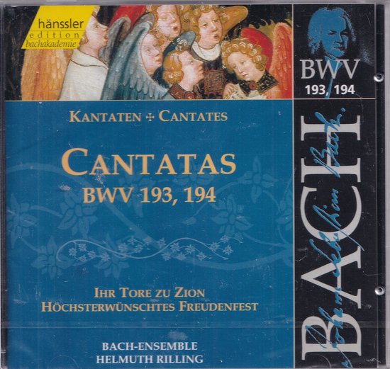 Cantatas BWV 193, 194 - Johann Sebastian Bach - Bach-Ensemble o.l.v ...