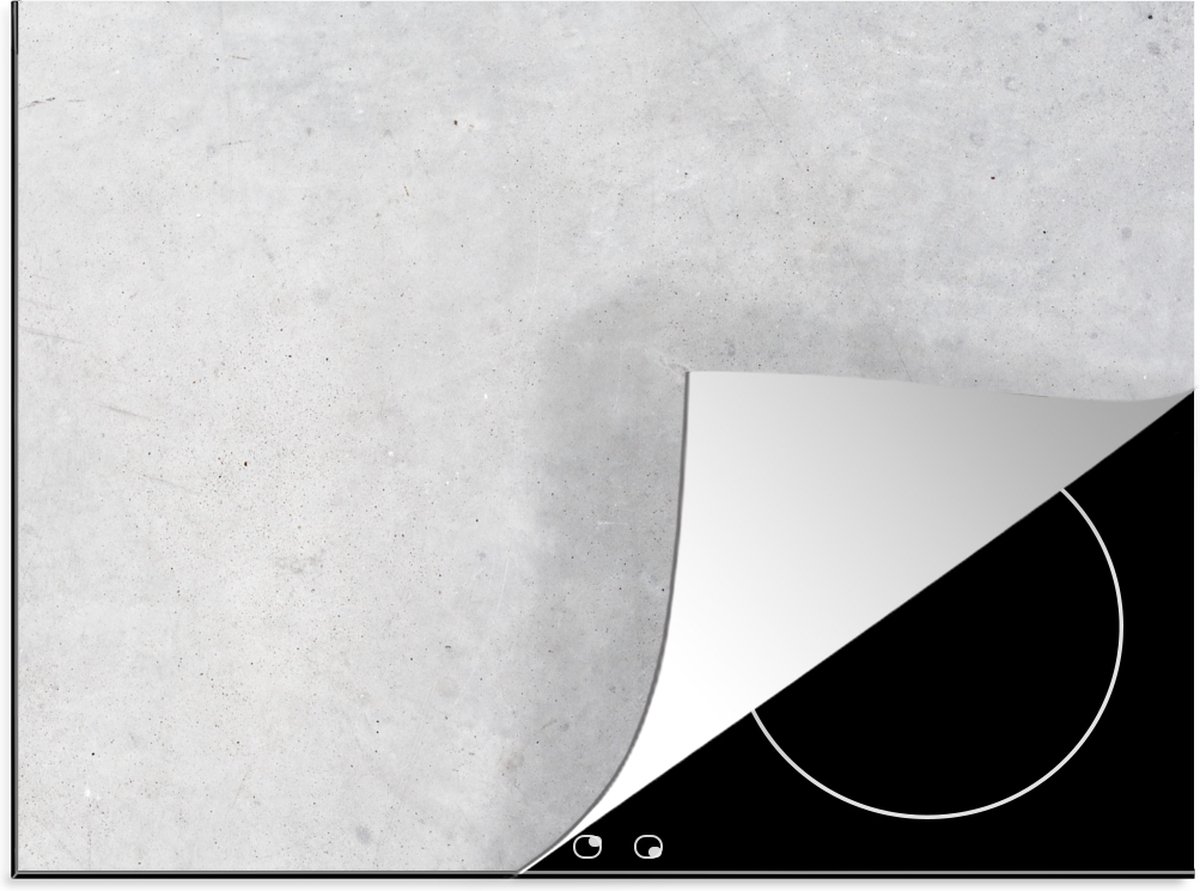 KitchenYeah - Inductie beschermer - Inductie plaat - Betonlook - Grijs ...
