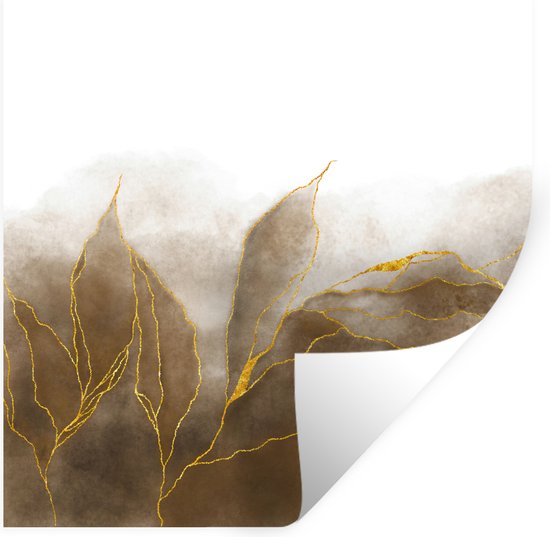 Marmer - Goud - Bruin - Textuur - Marmerlook | bol.com