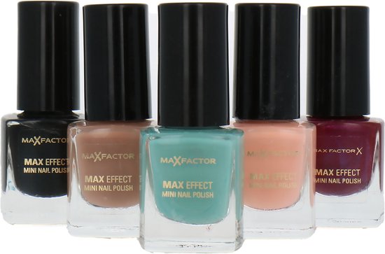 Max Factor Set 22 Mini Nagellak - 5 x 4,5 ml (set van 5) | bol